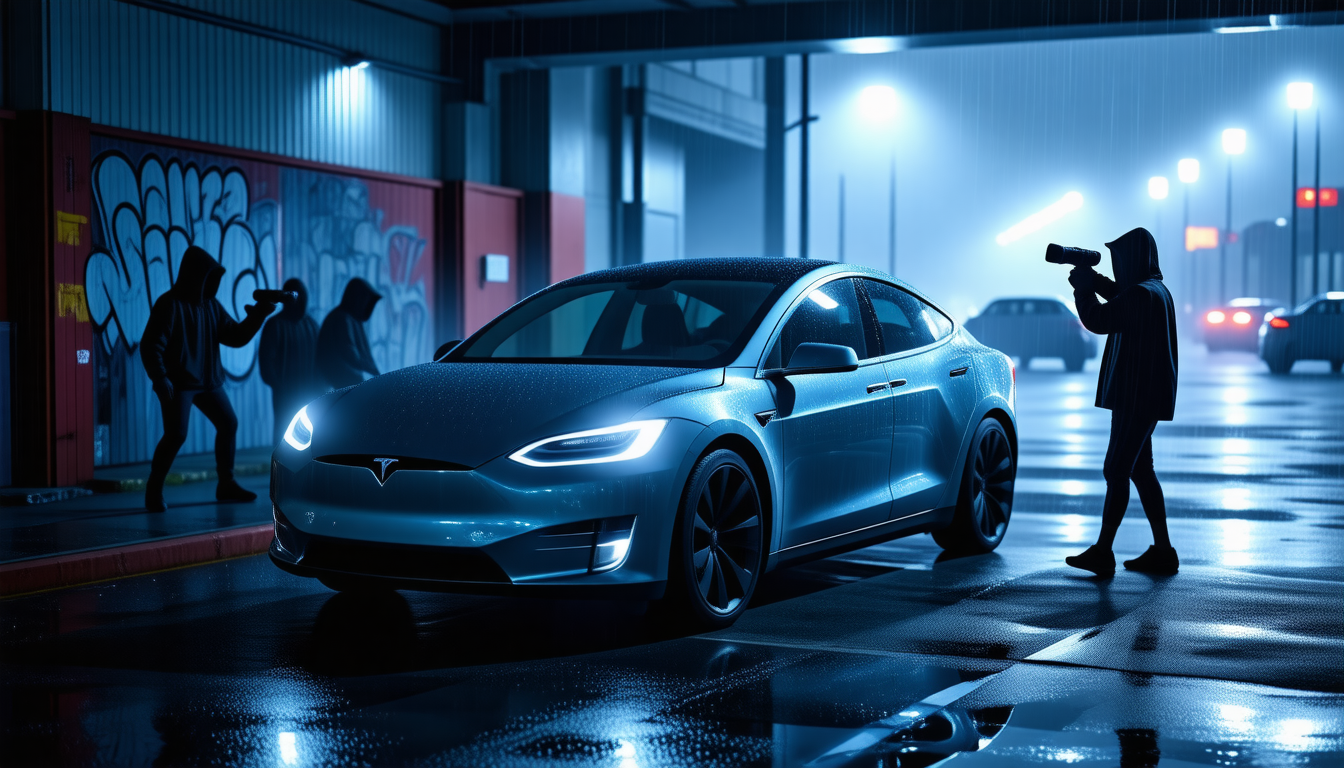 Vandalisme chez Tesla : découvrez le mode Sentinelle activé par Elon ...